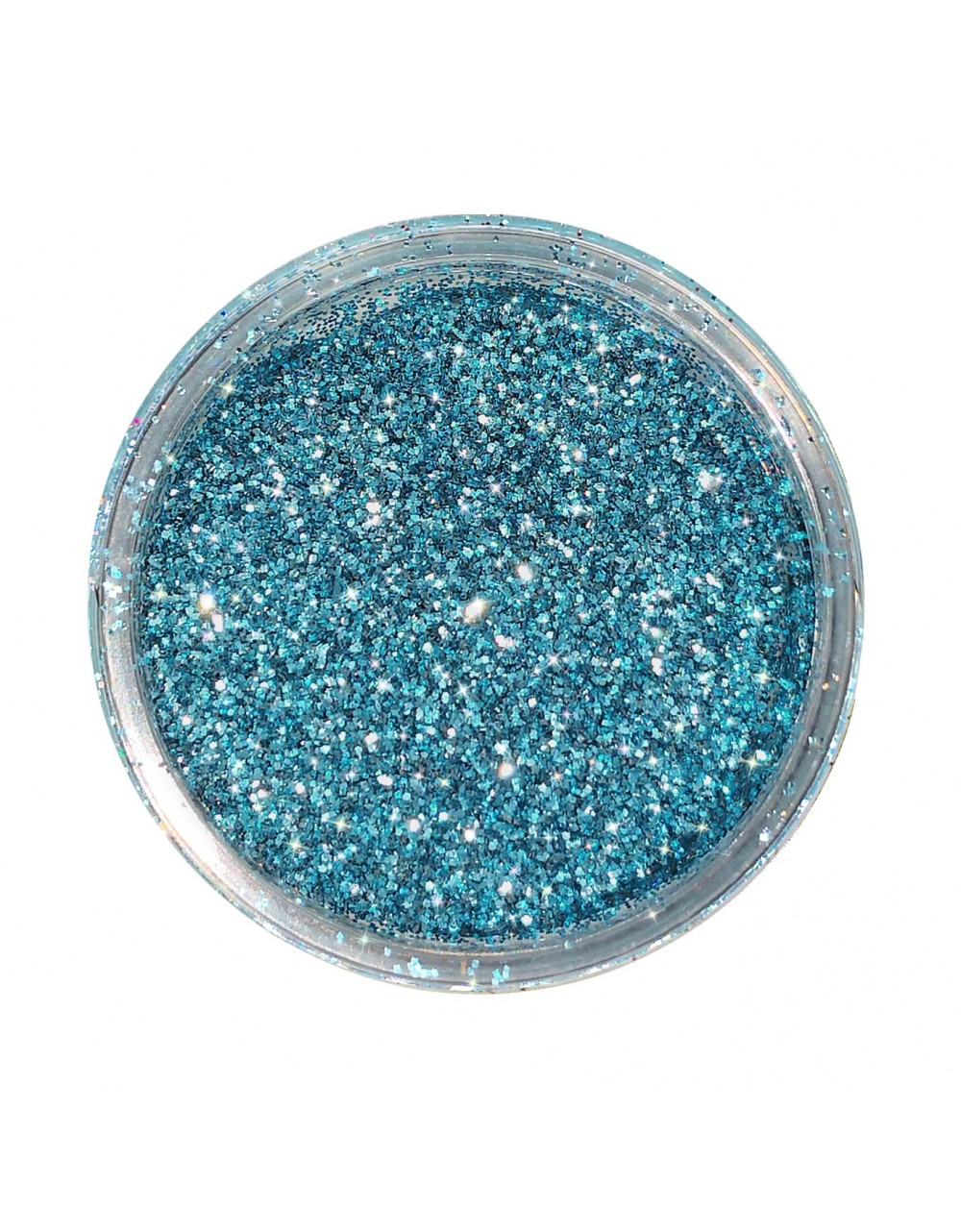 Purpurina decorativa turquesa glitter